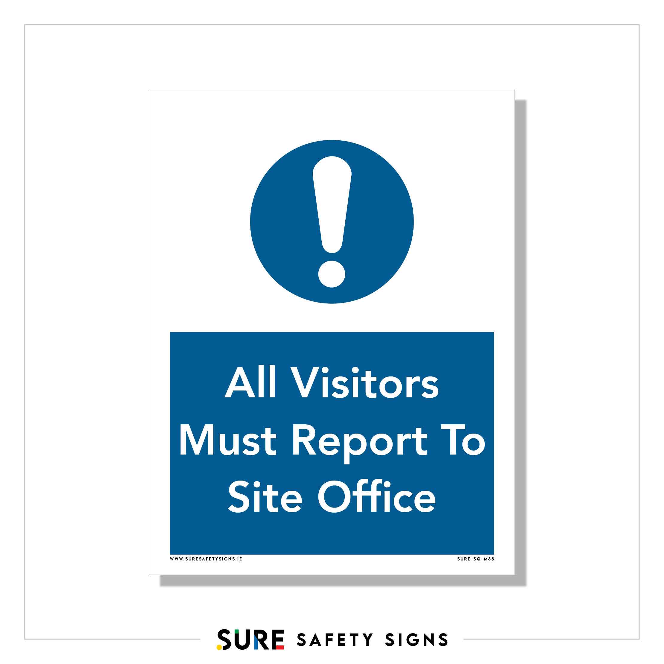 Visitors Sign — Sure Safety Signs