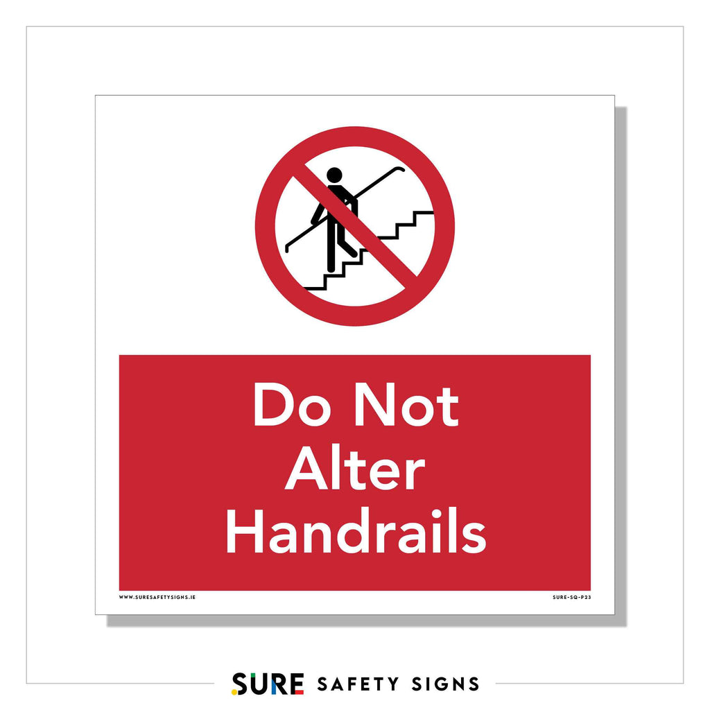 Prohibition Signs Ireland | Sure Safety Signs