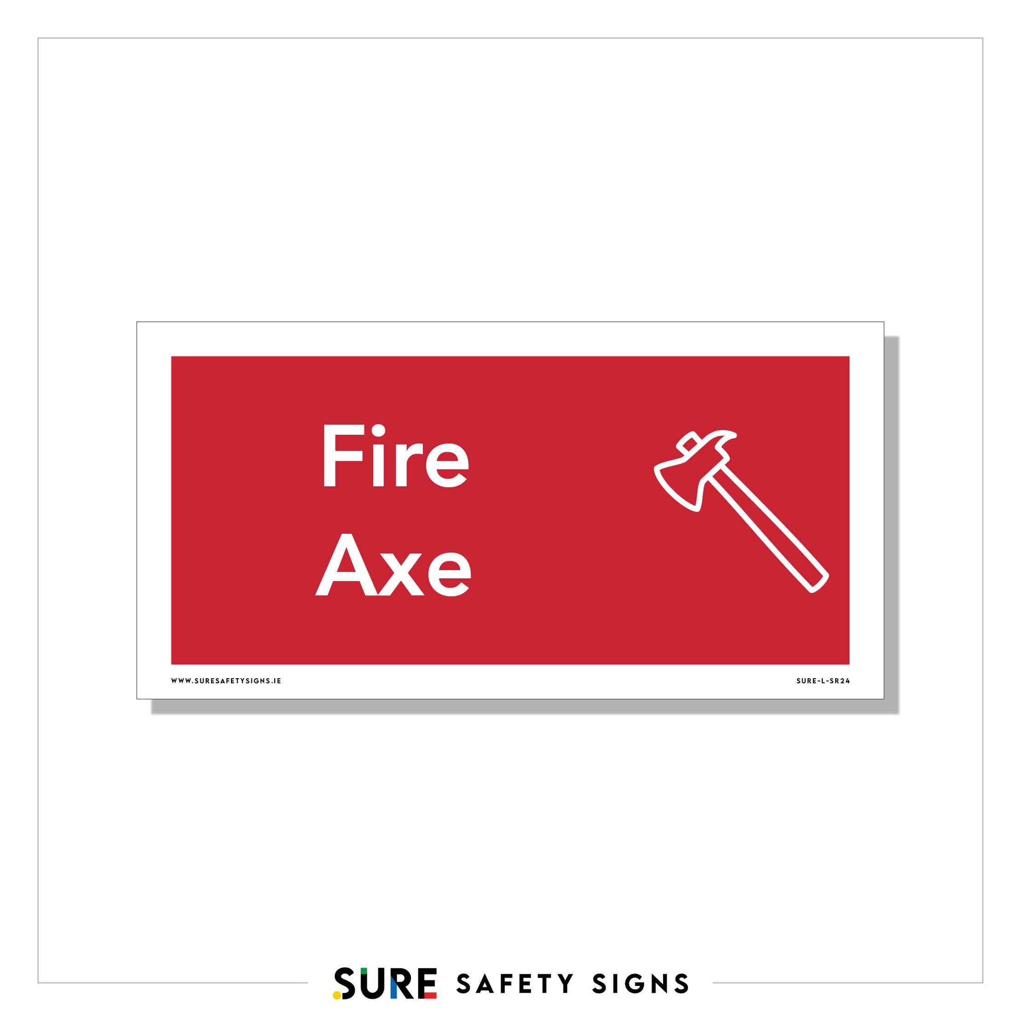 Fire Axe Sign — Sure Safety Signs