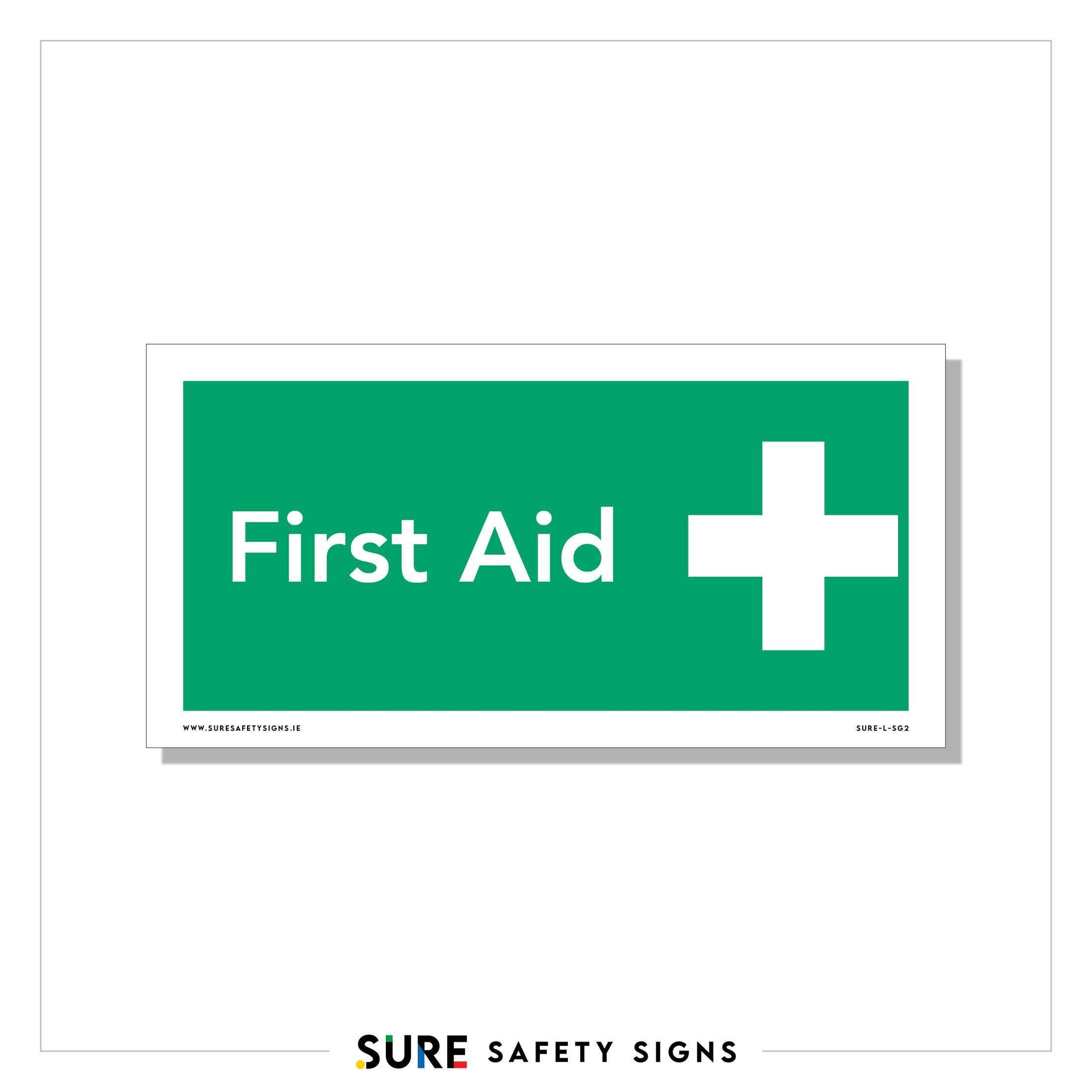 First Aid | Location Sign — Sure Safety Signs