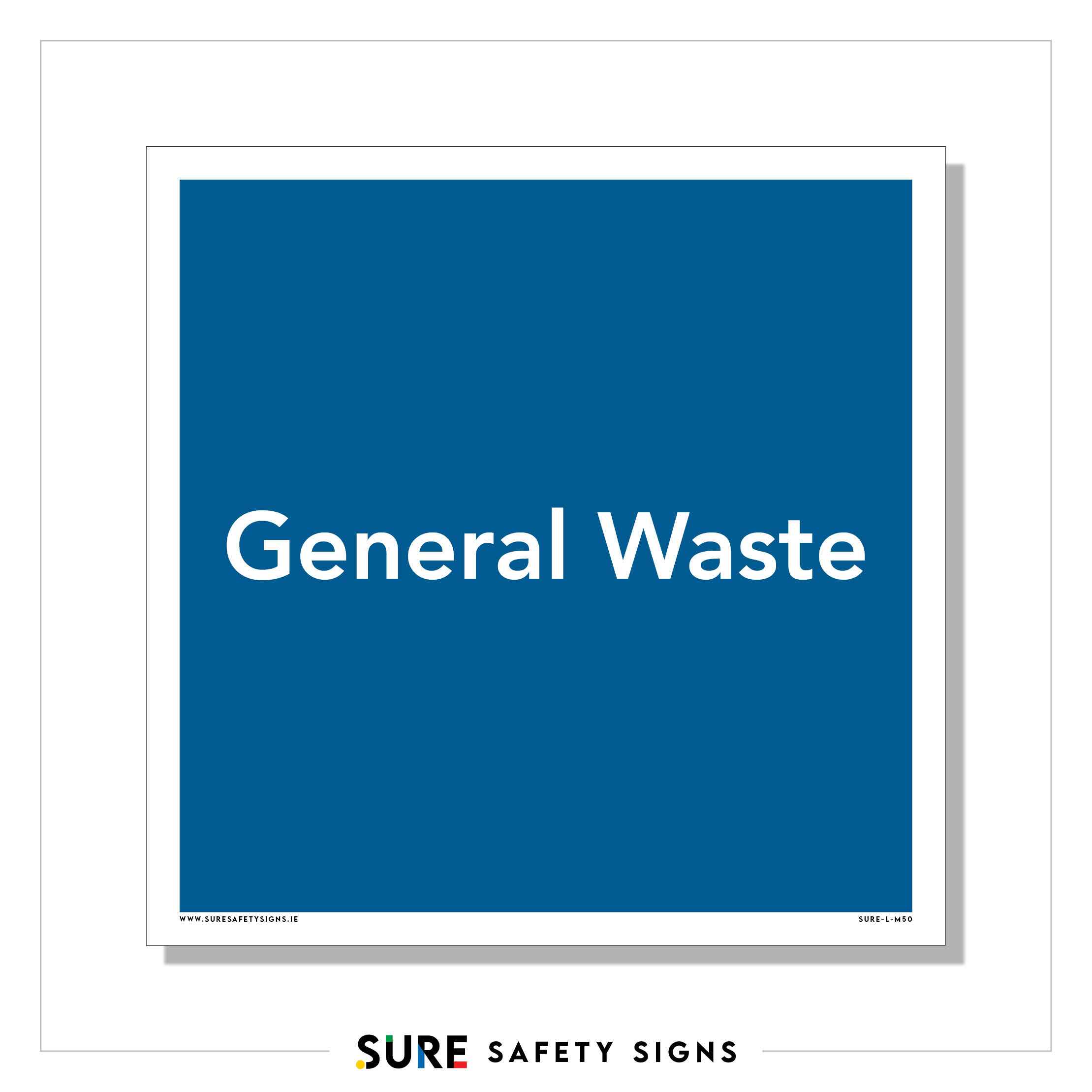 General Waste Sign — Sure Safety Signs