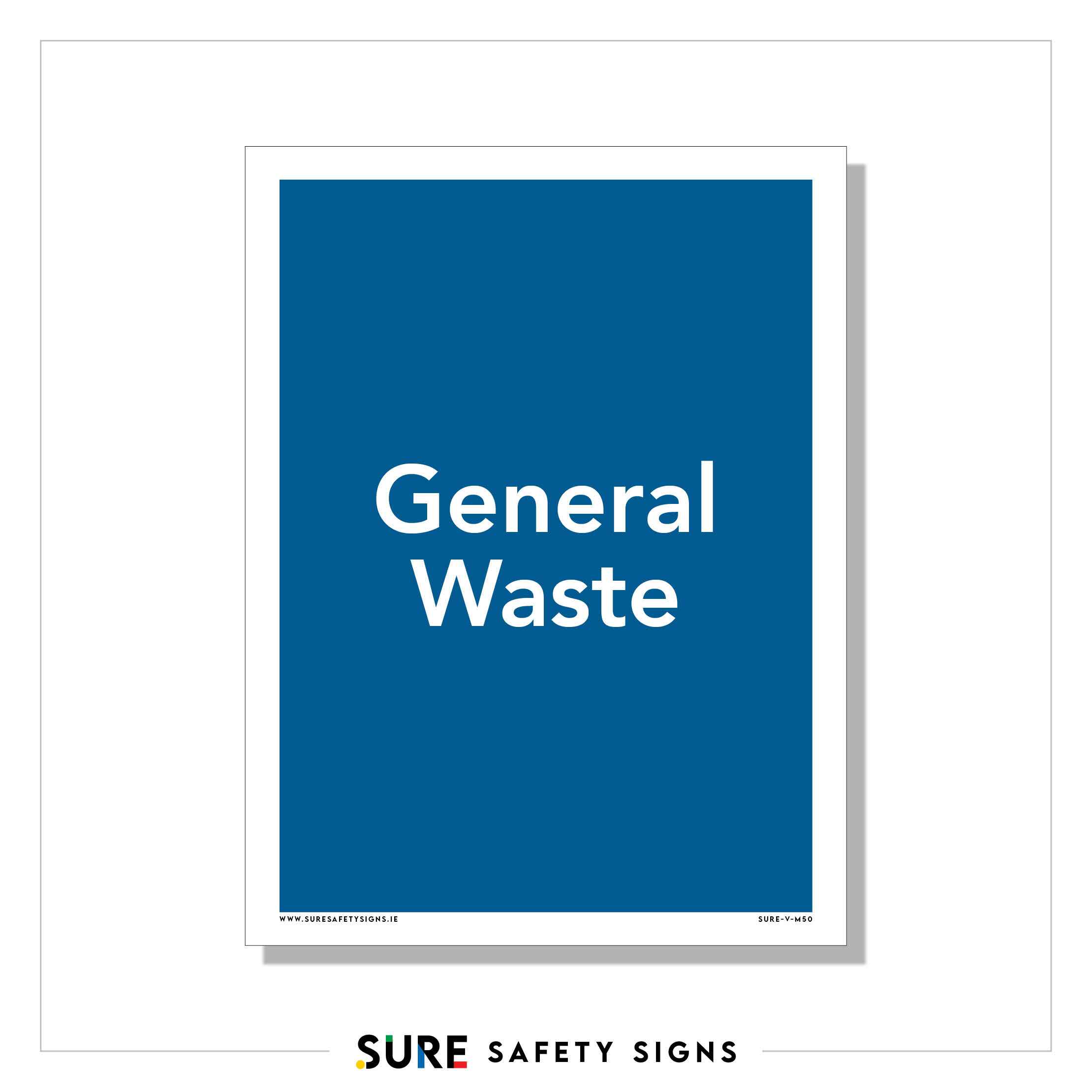 General Waste Sign — Sure Safety Signs