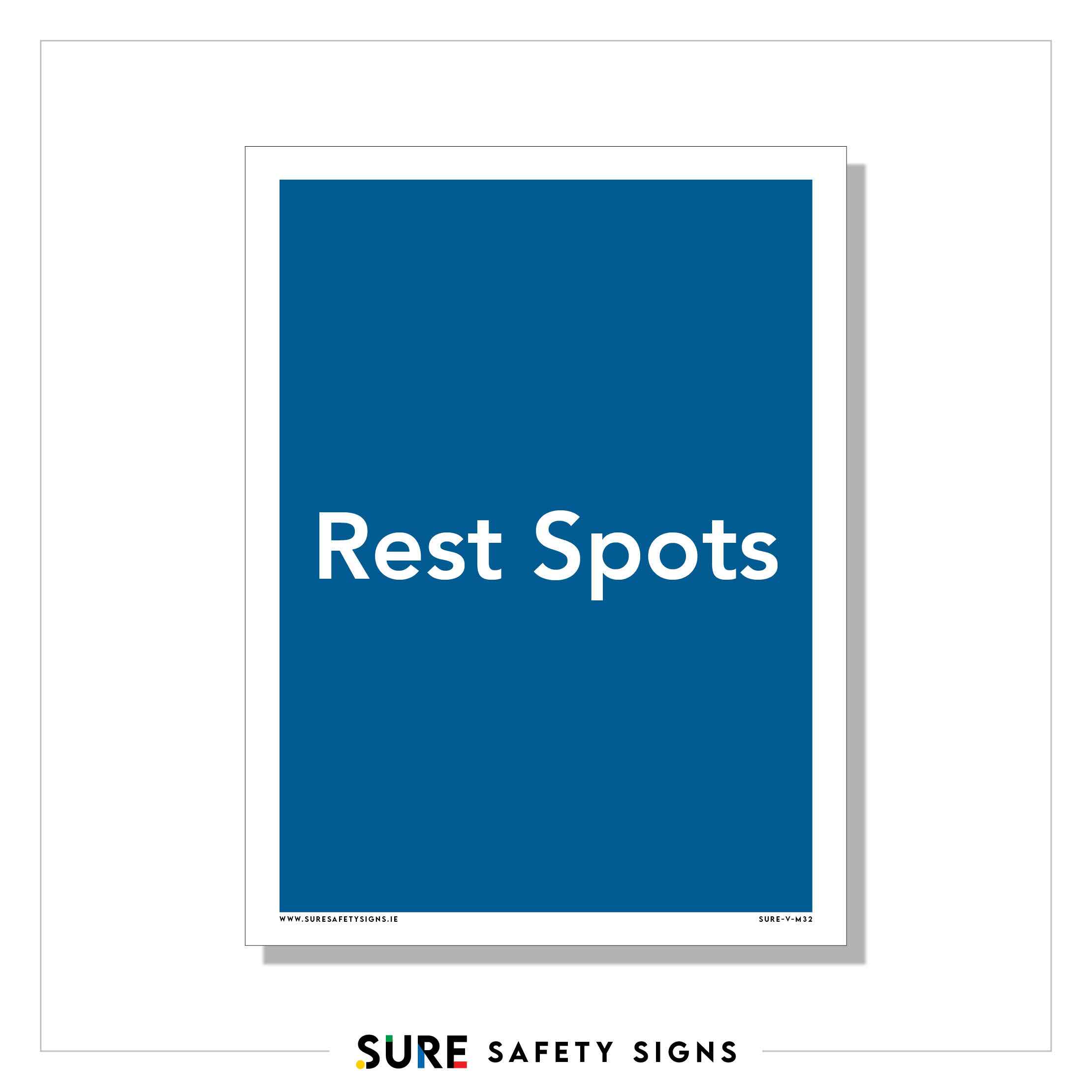 Rest Spots Sign | Facility Signage — Sure Safety Signs