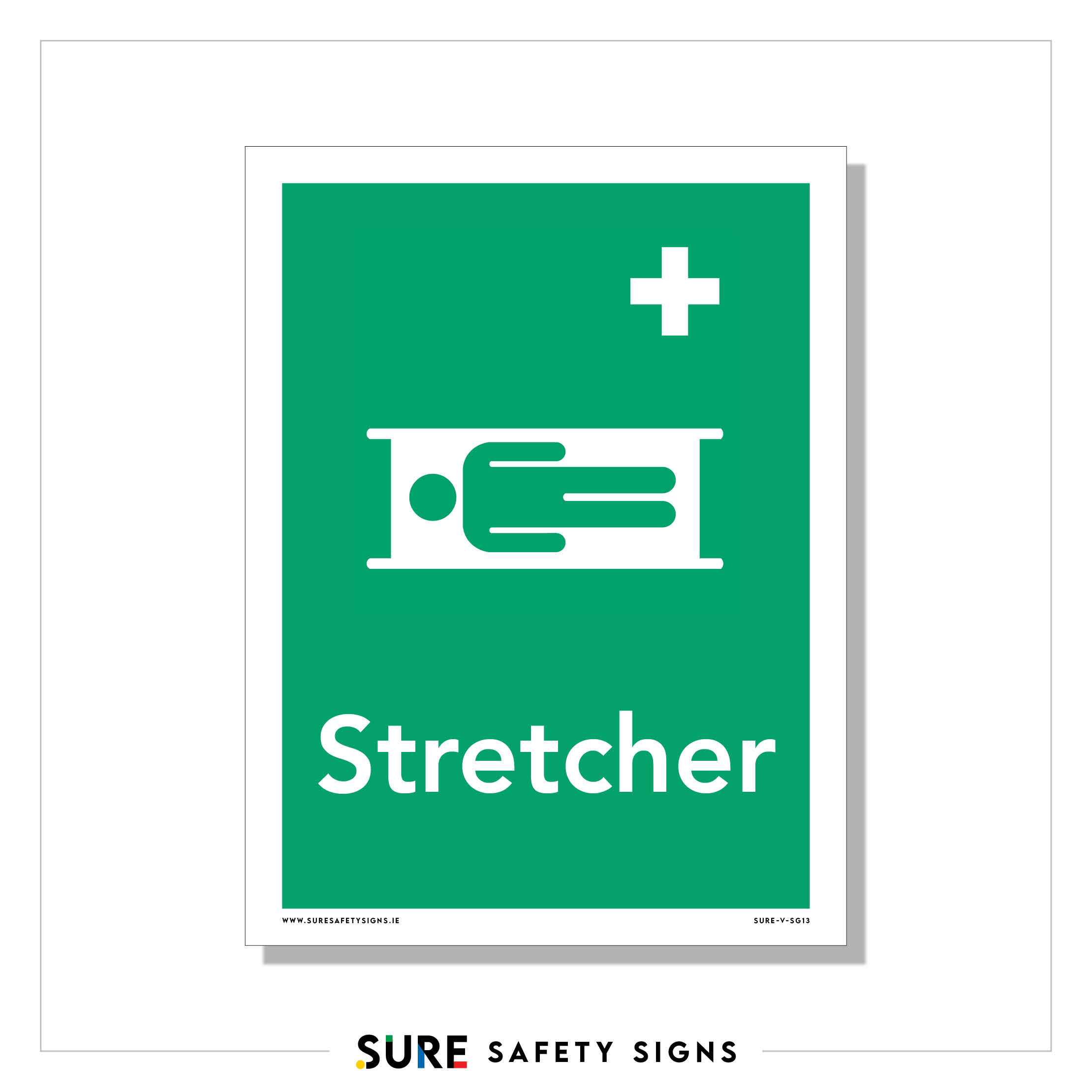 Stretcher Sign — Sure Safety Signs