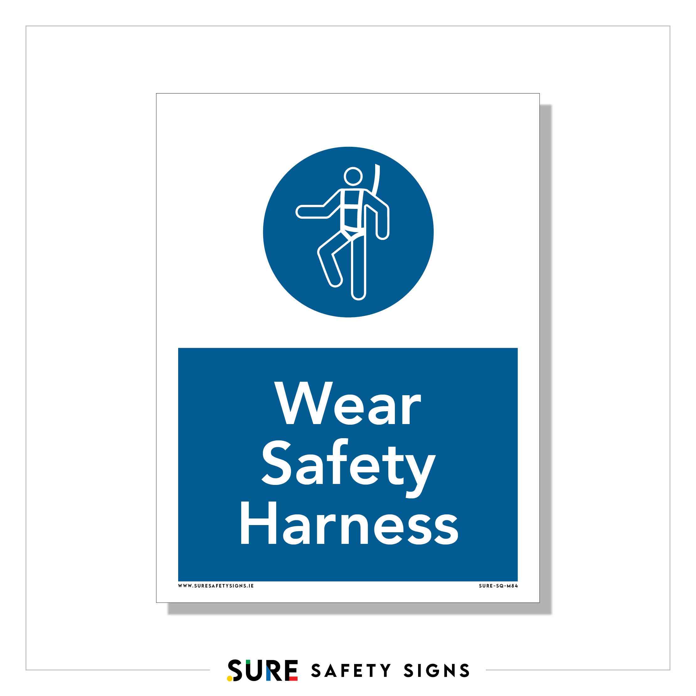 Safety Harness Sign — Sure Safety Signs